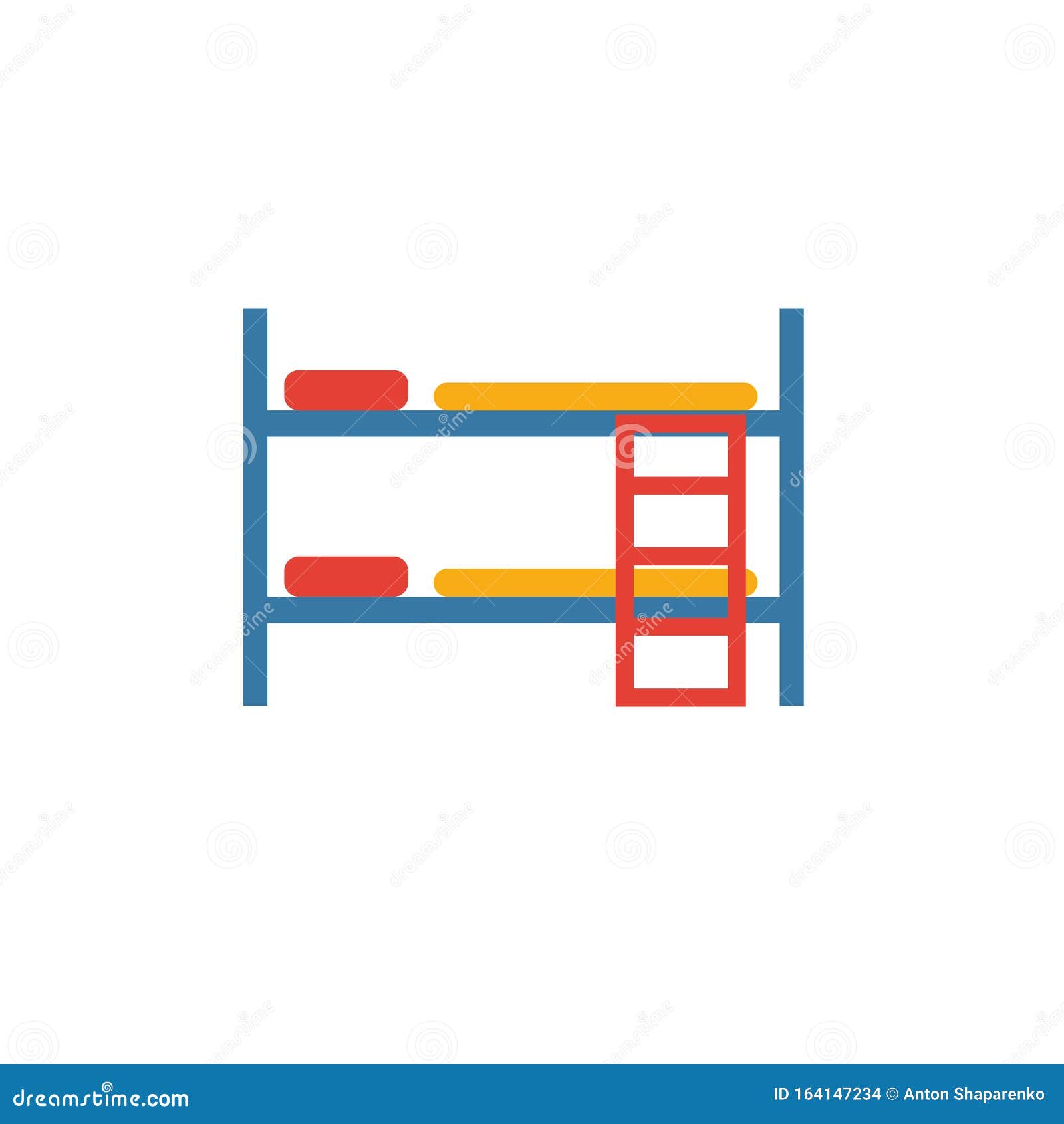 Hostel Icon. Simple Element from City Elements Icons Collection Stock ...