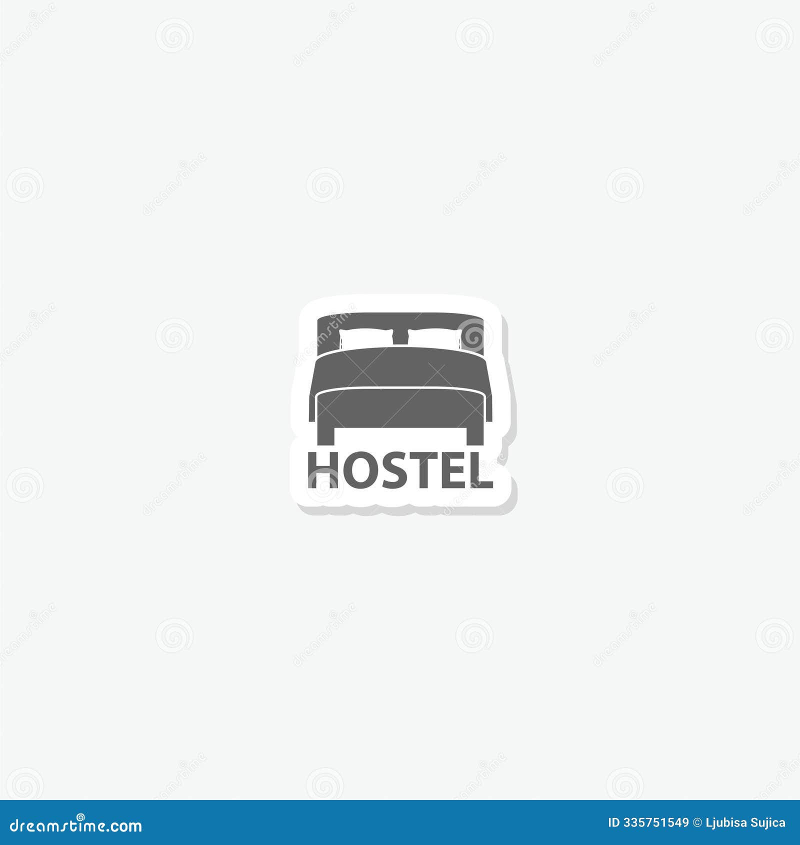 Hostel Icon Vector. Home Illustration Sign. House Symbol Or Logo ...
