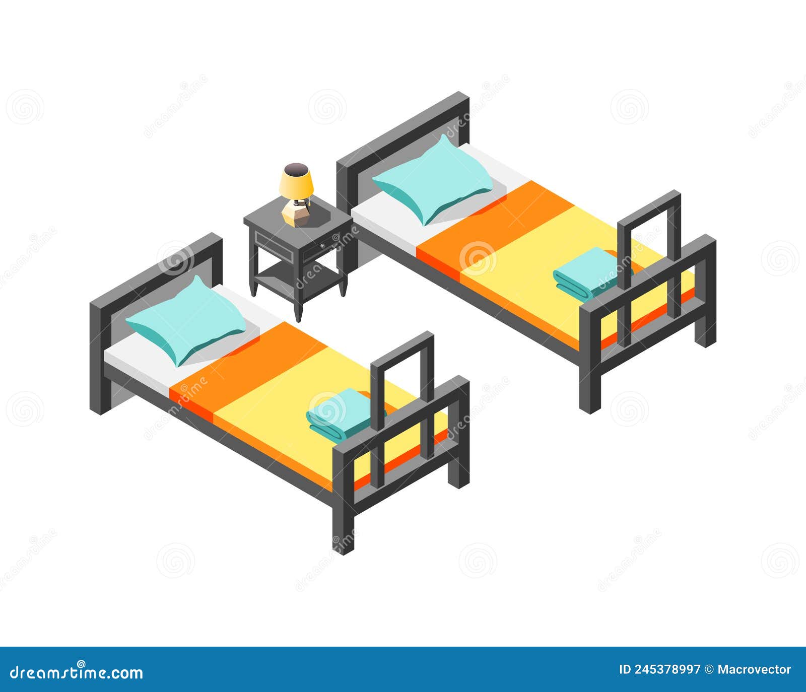 Hostel Illustration Cartoon Vector | CartoonDealer.com #64753317
