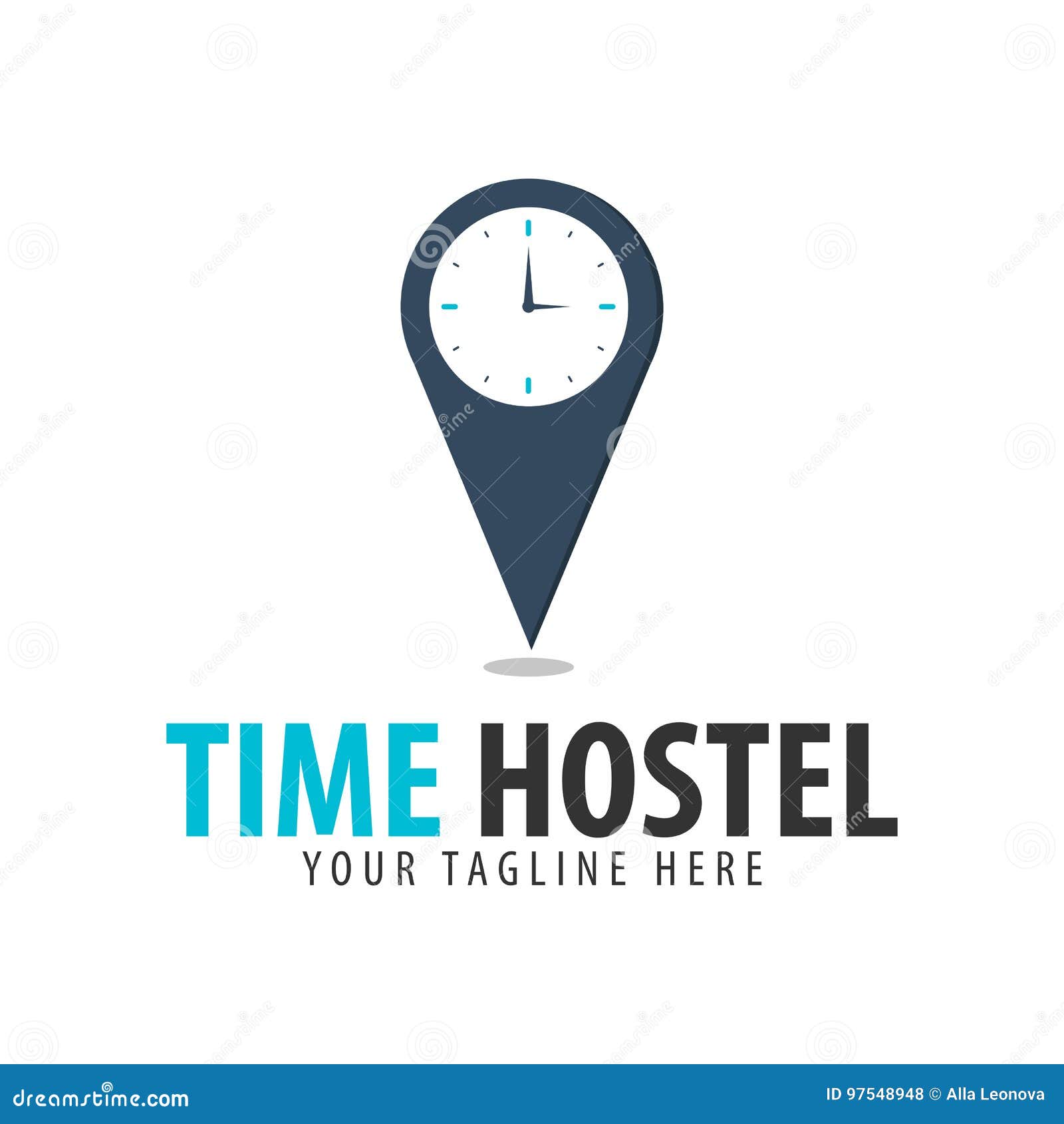Hostel Logo. Hotel Logo. Travel Rest Place. Vector Illustration. Stock ...