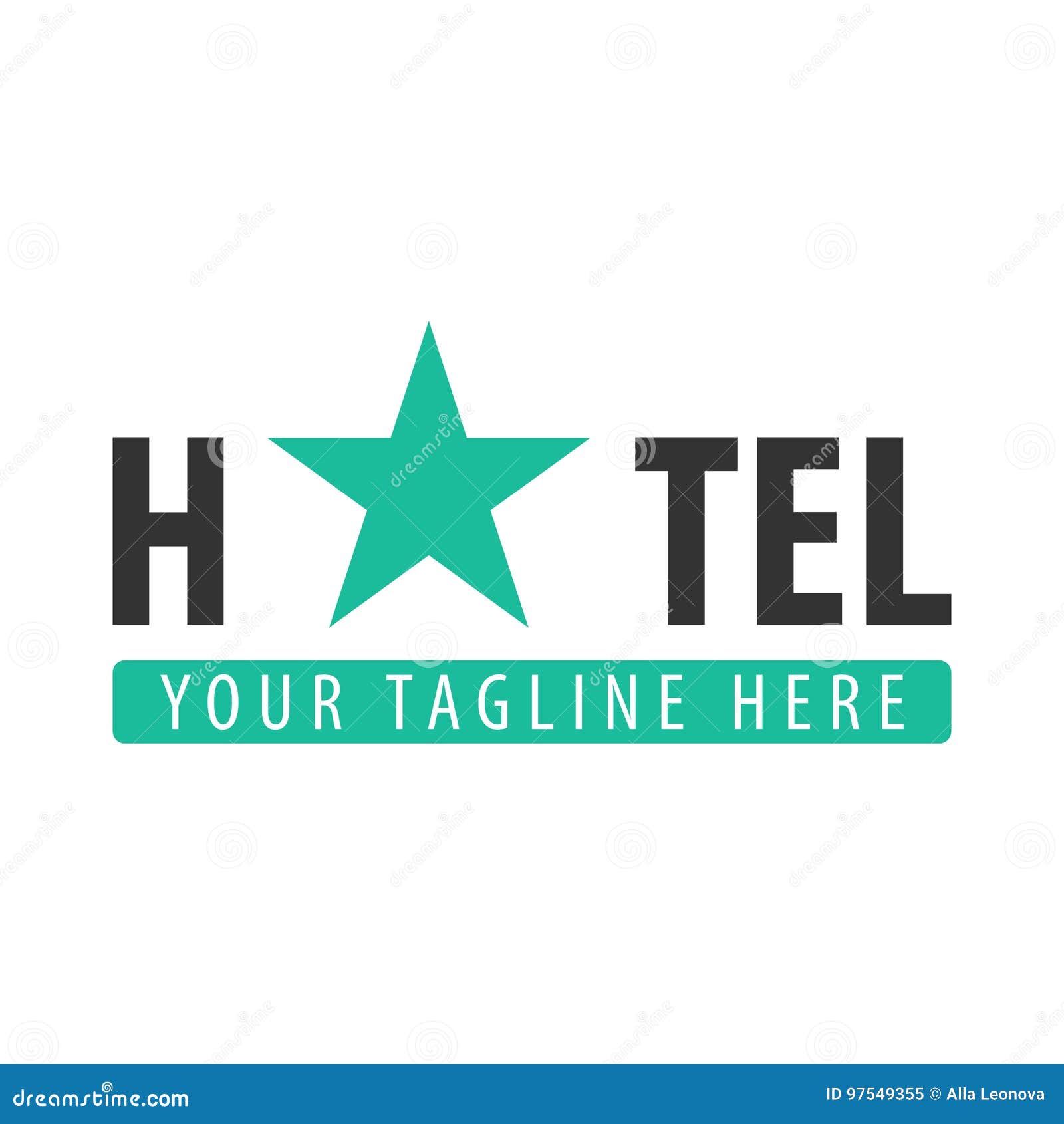 Hostel Logo. Hotel Logo. Travel Rest Place. Vector Illustration. Stock ...