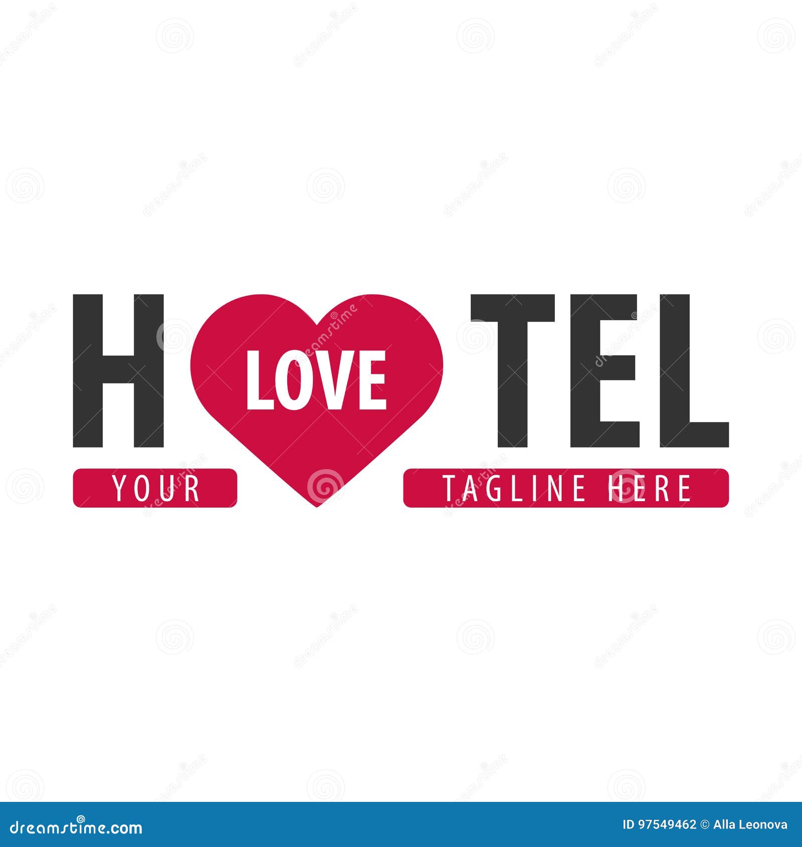 Hostel Logo. Hotel Logo. Travel Rest Place. Vector Illustration. Stock ...