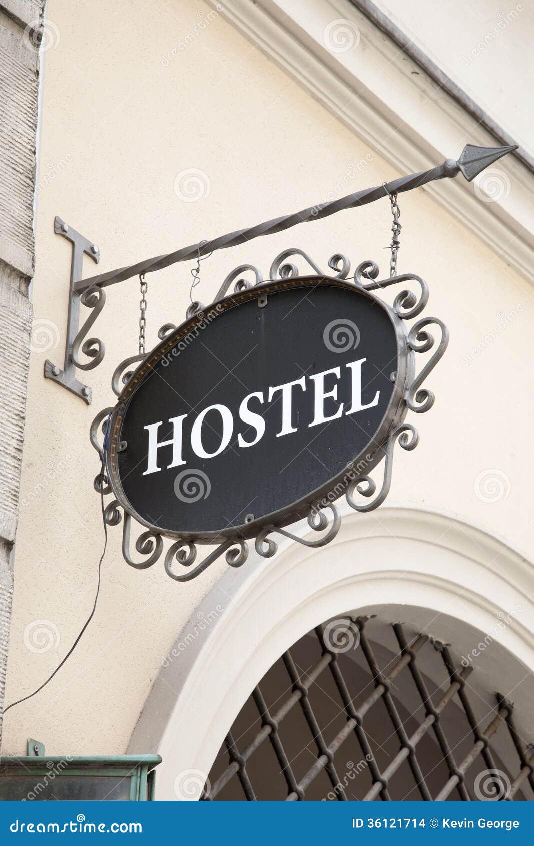 Hostel Sign stock photo. Image of sign, accommodation - 36121714
