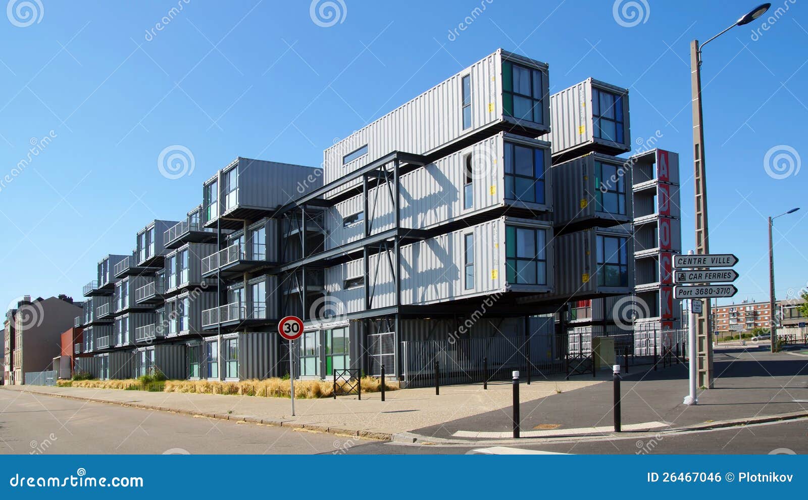 Hostel for Students from Containers. Editorial Photo - Image of ...