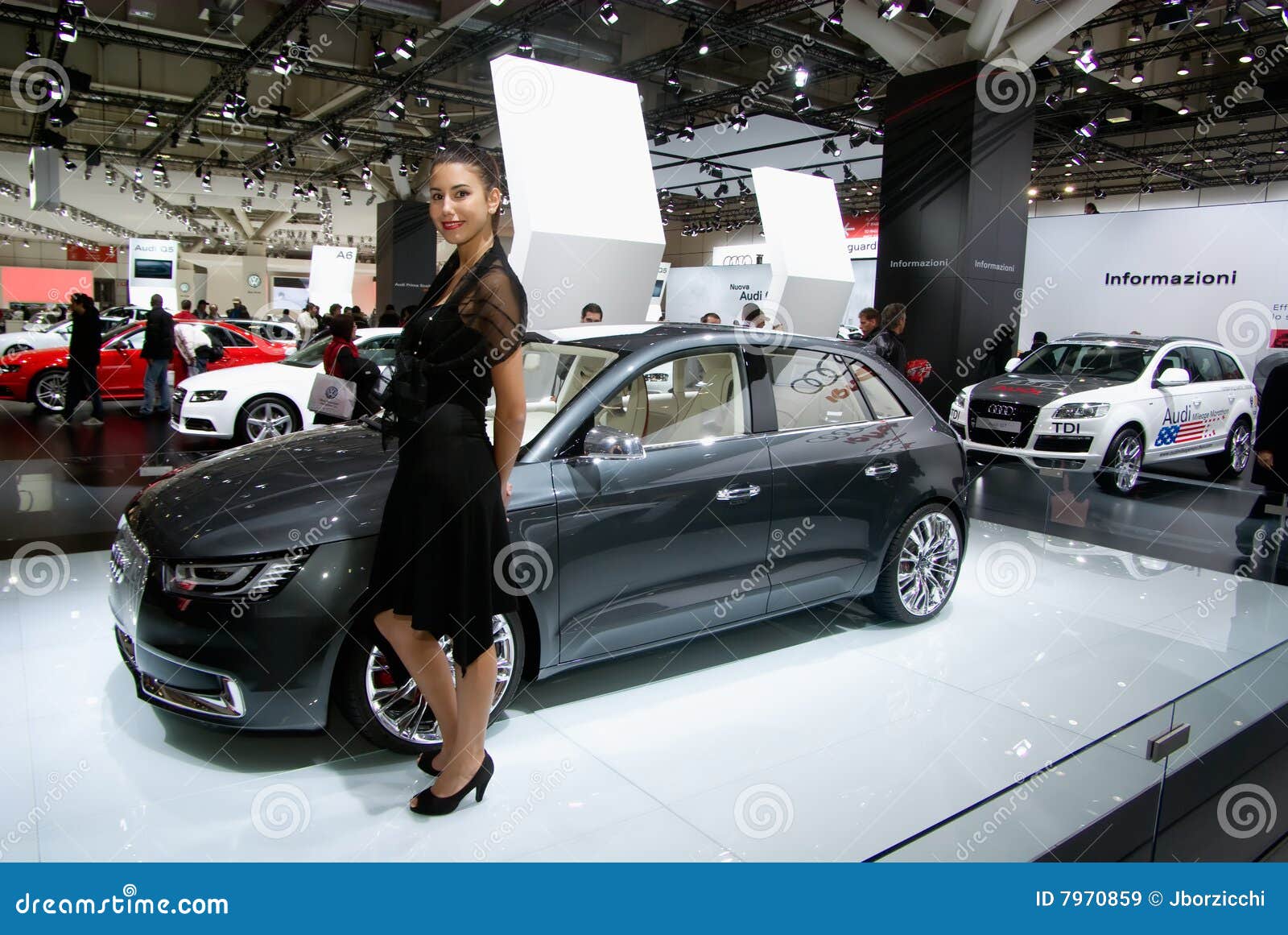 Hostess, Motor Show Bologna Editorial Stock Image - Image of horizontal ...