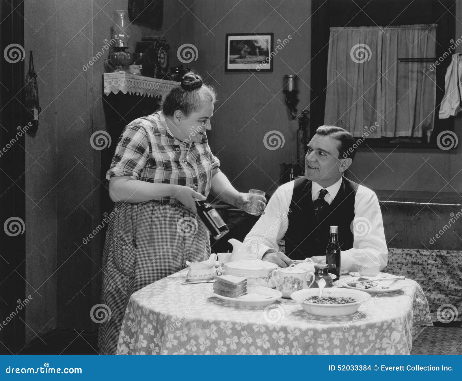 Hostess serving beverage stock photo. Image of leisurely - 52033384