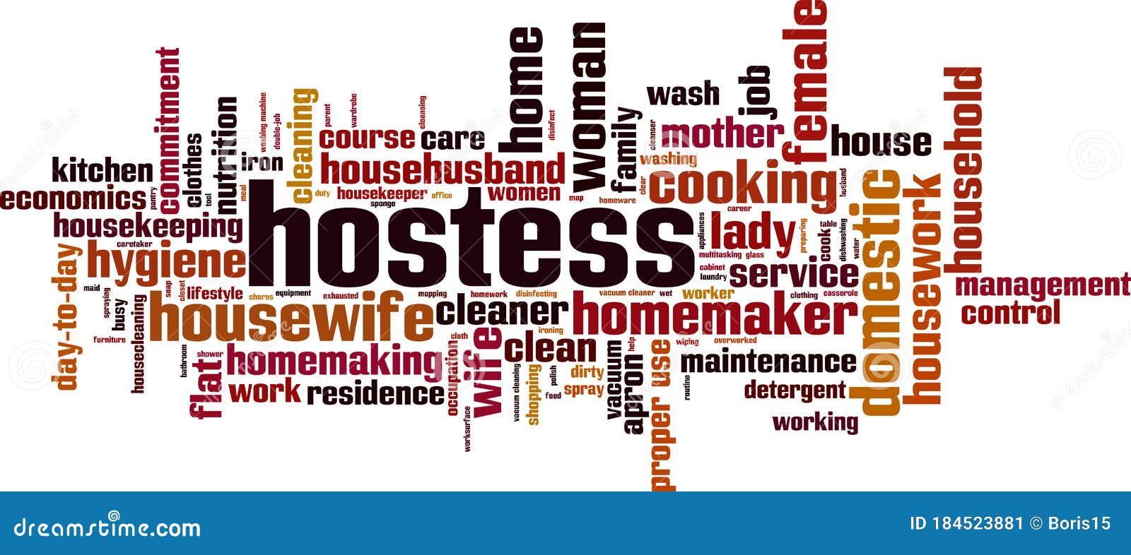 Hostess word cloud stock vector. Illustration of residence - 184523881