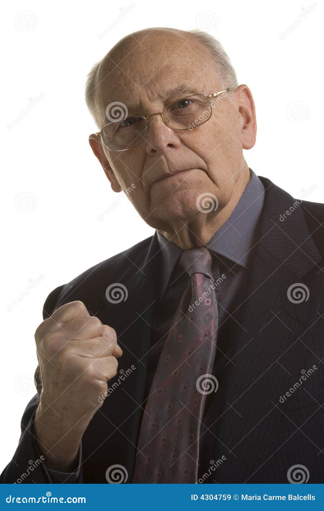 Hostile businessman stock image. Image of people, deterrent - 4304759