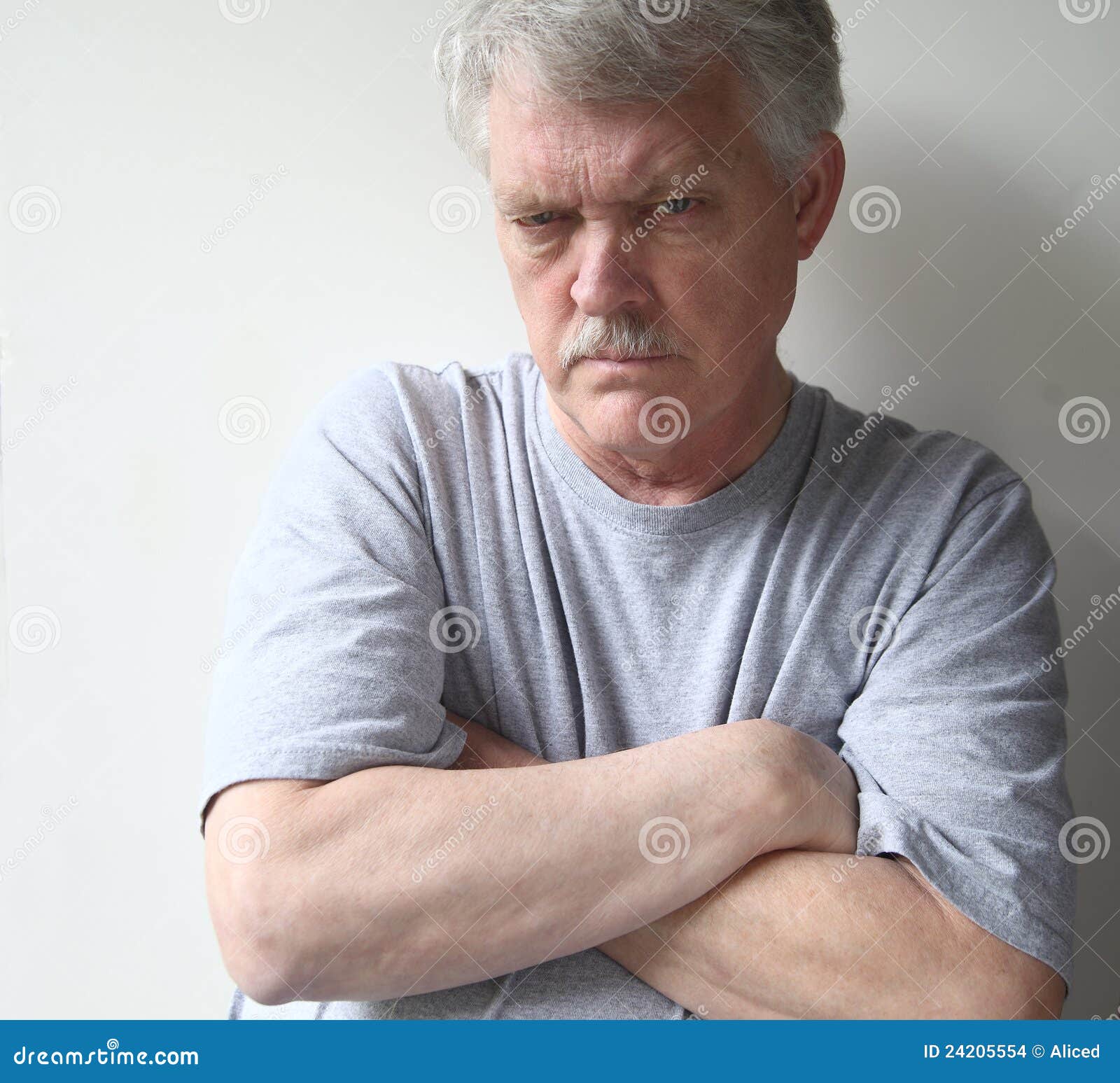 Hostile senior man stock photo. Image of expression, distressed - 24205554