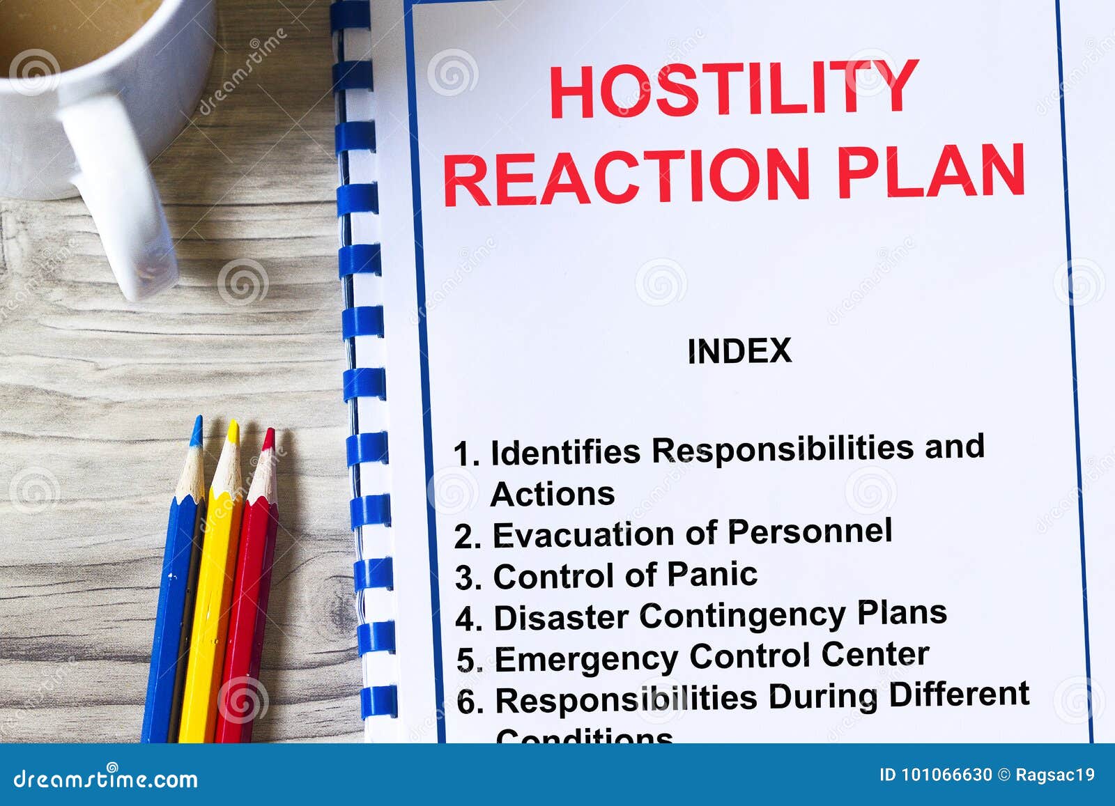Hostility Reaction Plan Concept Stock Photo - Image of drill, lecture ...