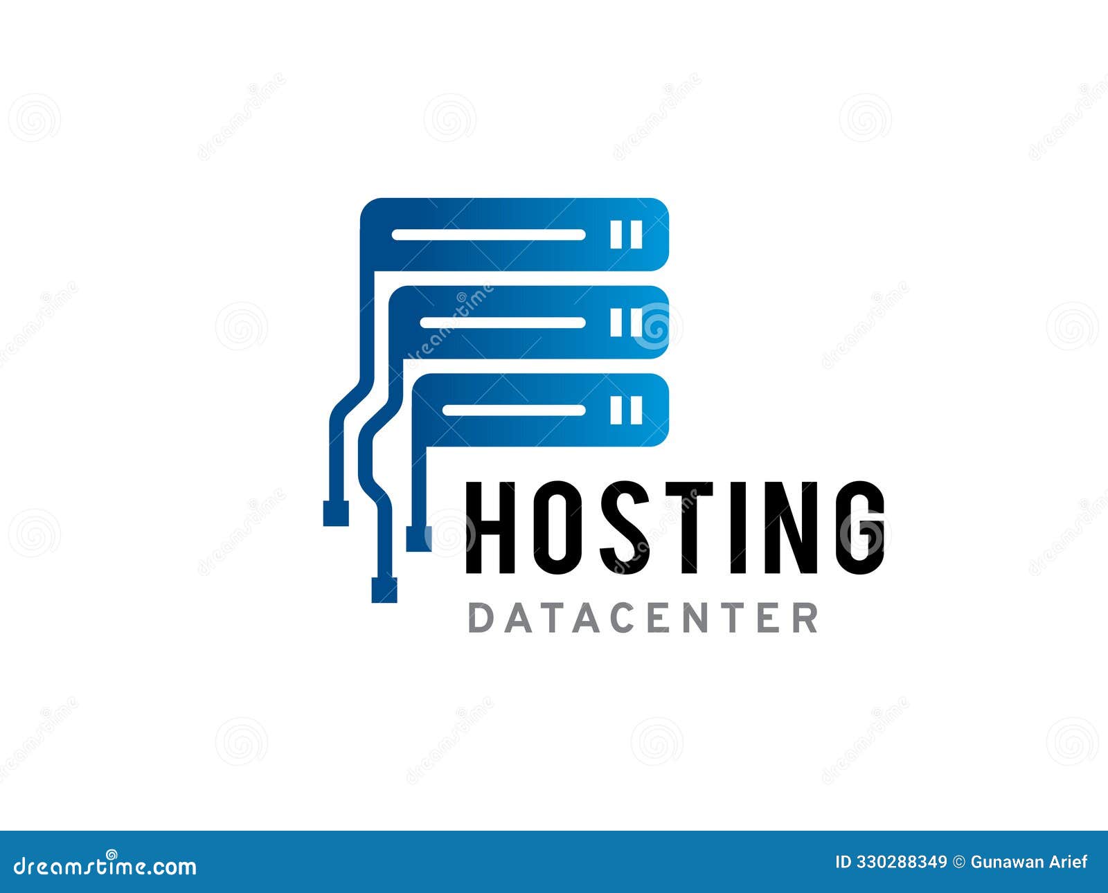 Hosting Data Center Logo Symbol or Icon Template Stock Vector ...