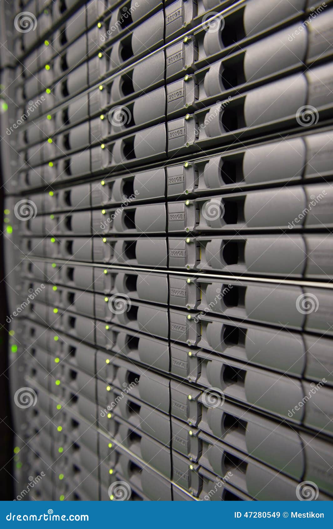 Modern Computer Server Racks Stock Image - Image of technology ...