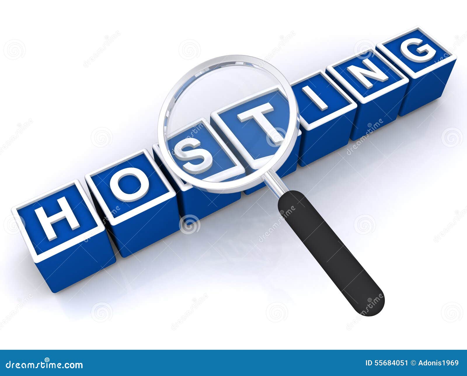 Hosting stock image. Image of graphic, research, block - 55684051
