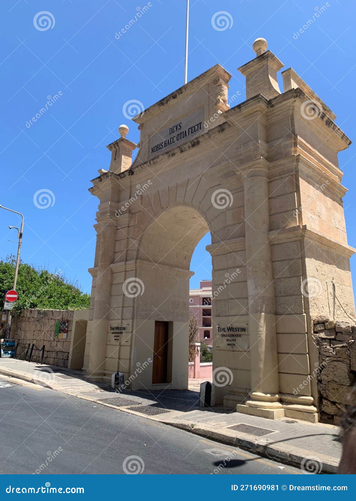Hostoric Arch Malta editorial photo. Image of landmark - 271690981