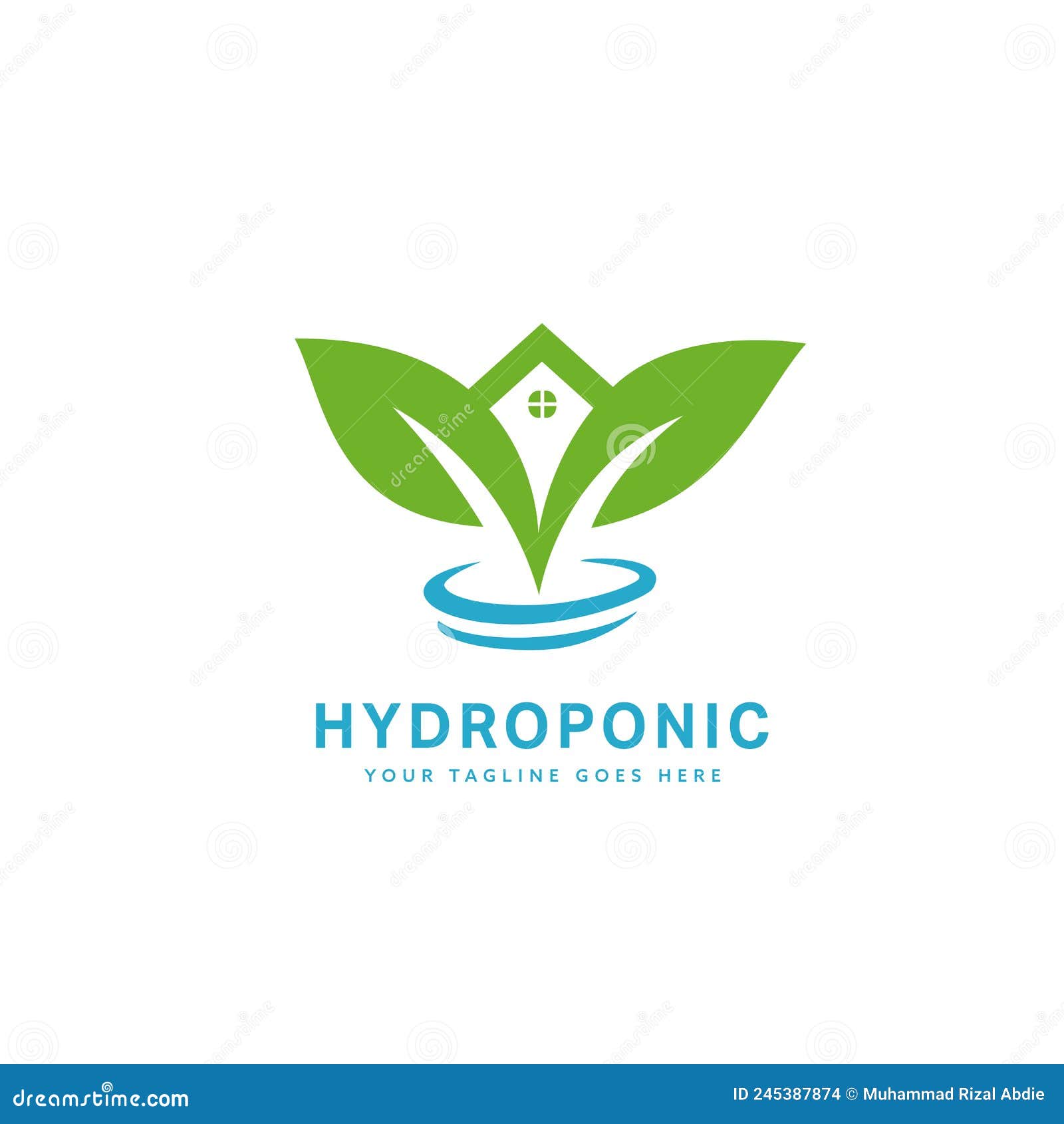 Hosue of Hydroponic Farm Logo Icon Symbol Vector Template Stock Vector ...