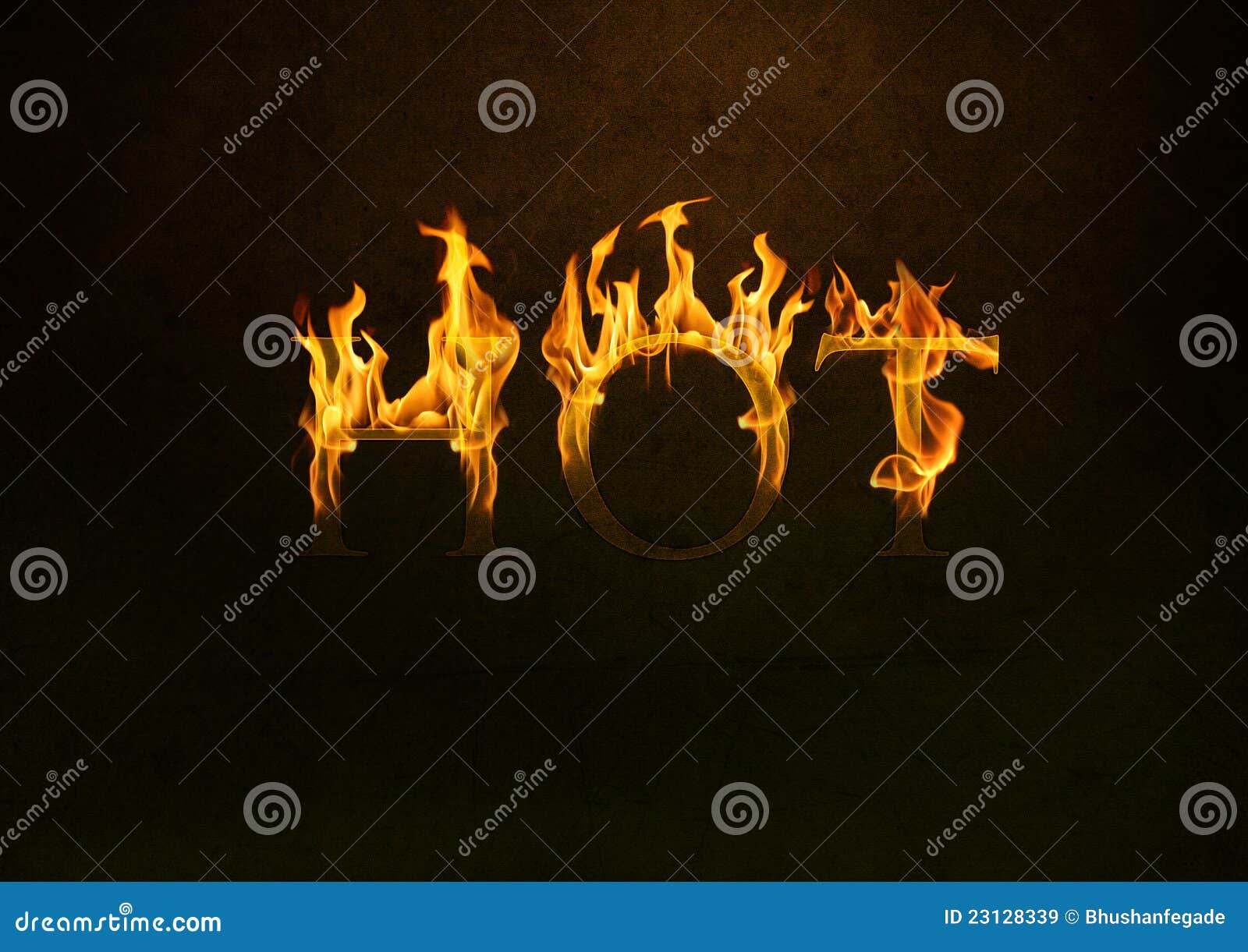 Hot stock illustration. Illustration of artworks, word - 23128339