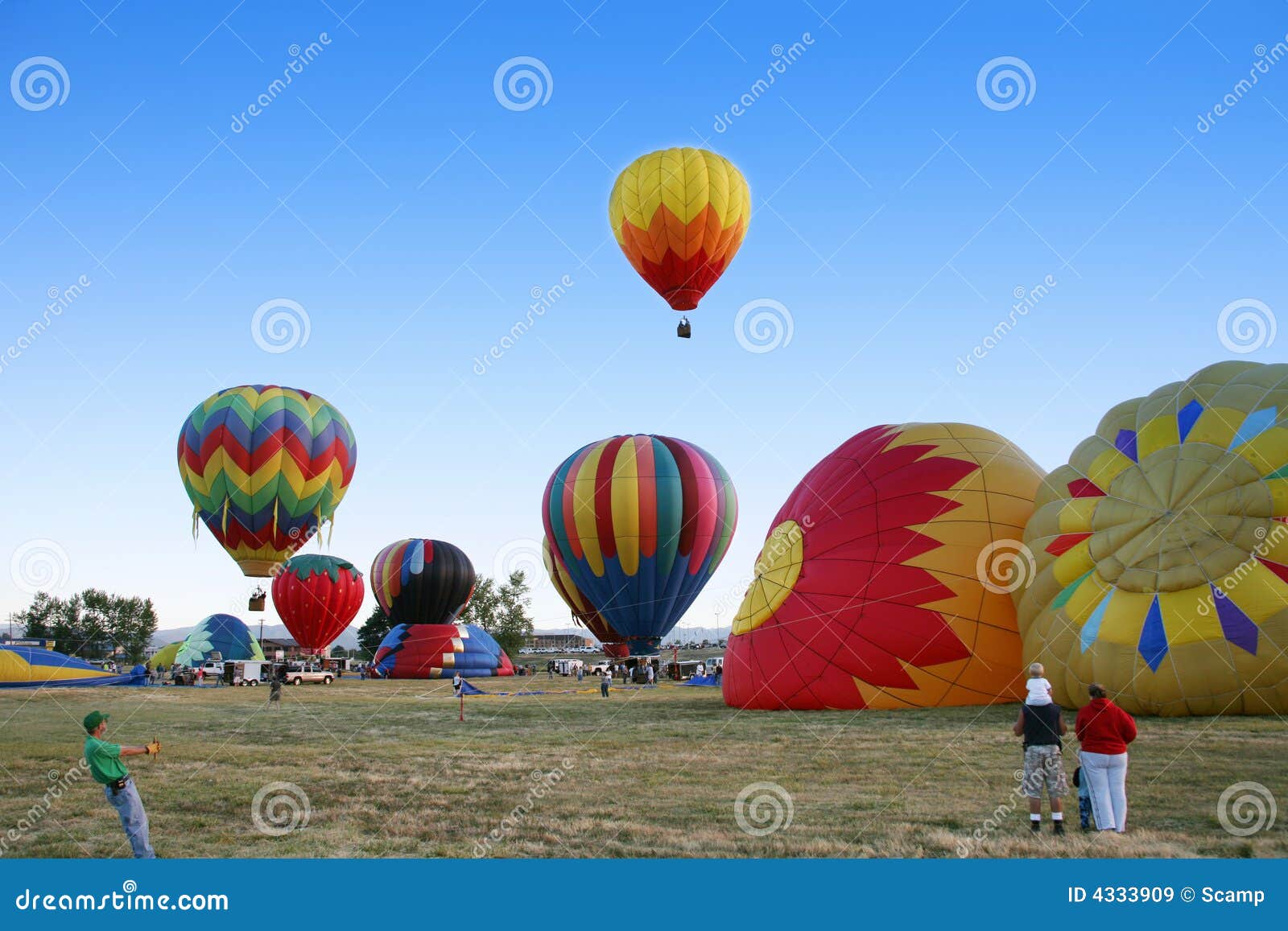 Hot Air Ballon Rally editorial stock image. Image of competition - 4333909