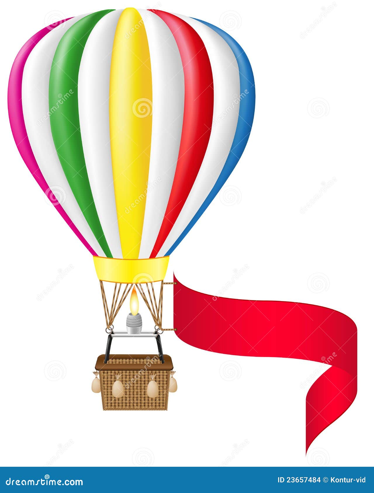 Balloon Banner Clip Art
