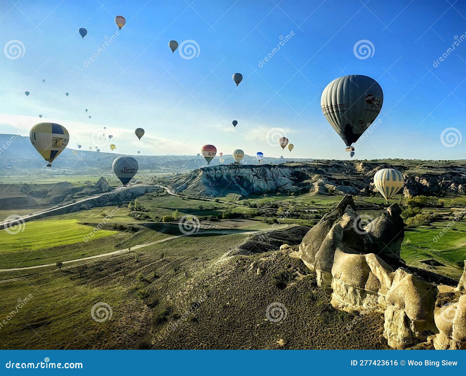 Hot Air Balloon Cappadocia Turkey Editorial Photo - Image of cappadocia ...
