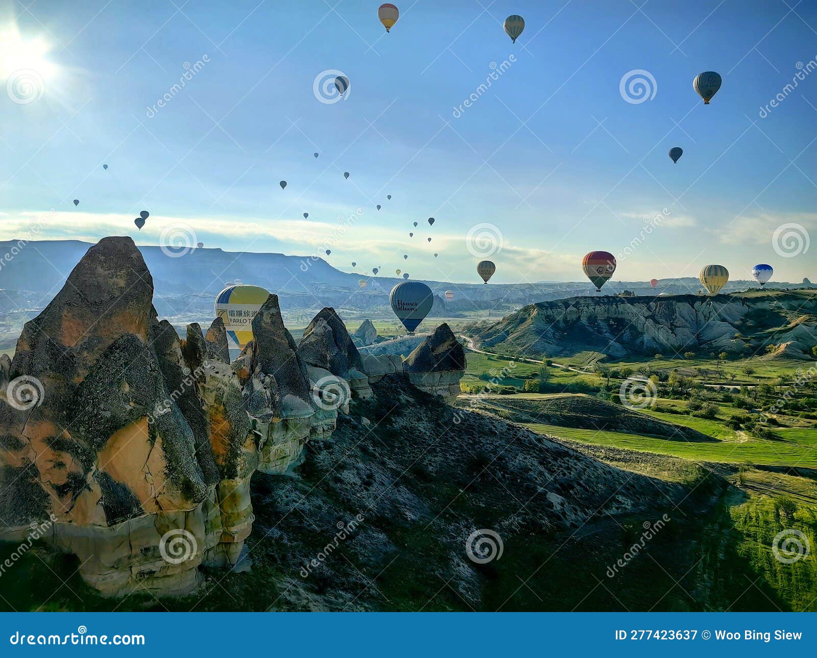 Hot Air Balloon Cappadocia Turkey Editorial Photography - Image of ...