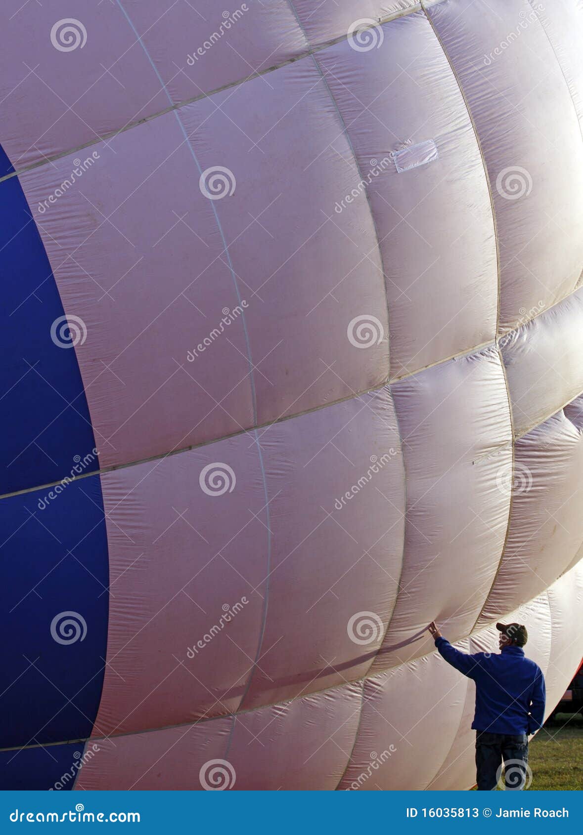Hot Air Balloon Crew Member Check Editorial Stock Photo - Image of ...
