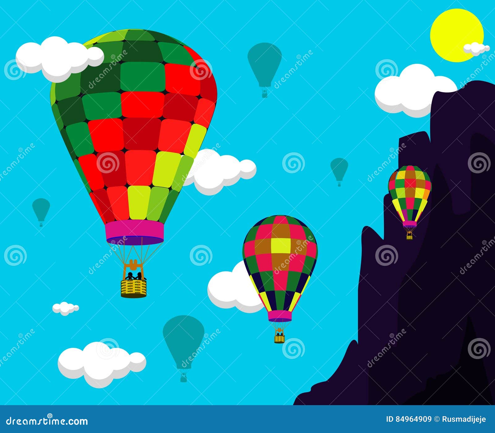 Successful Human Office Worker Working On Showing A Sliding Chart Of ...