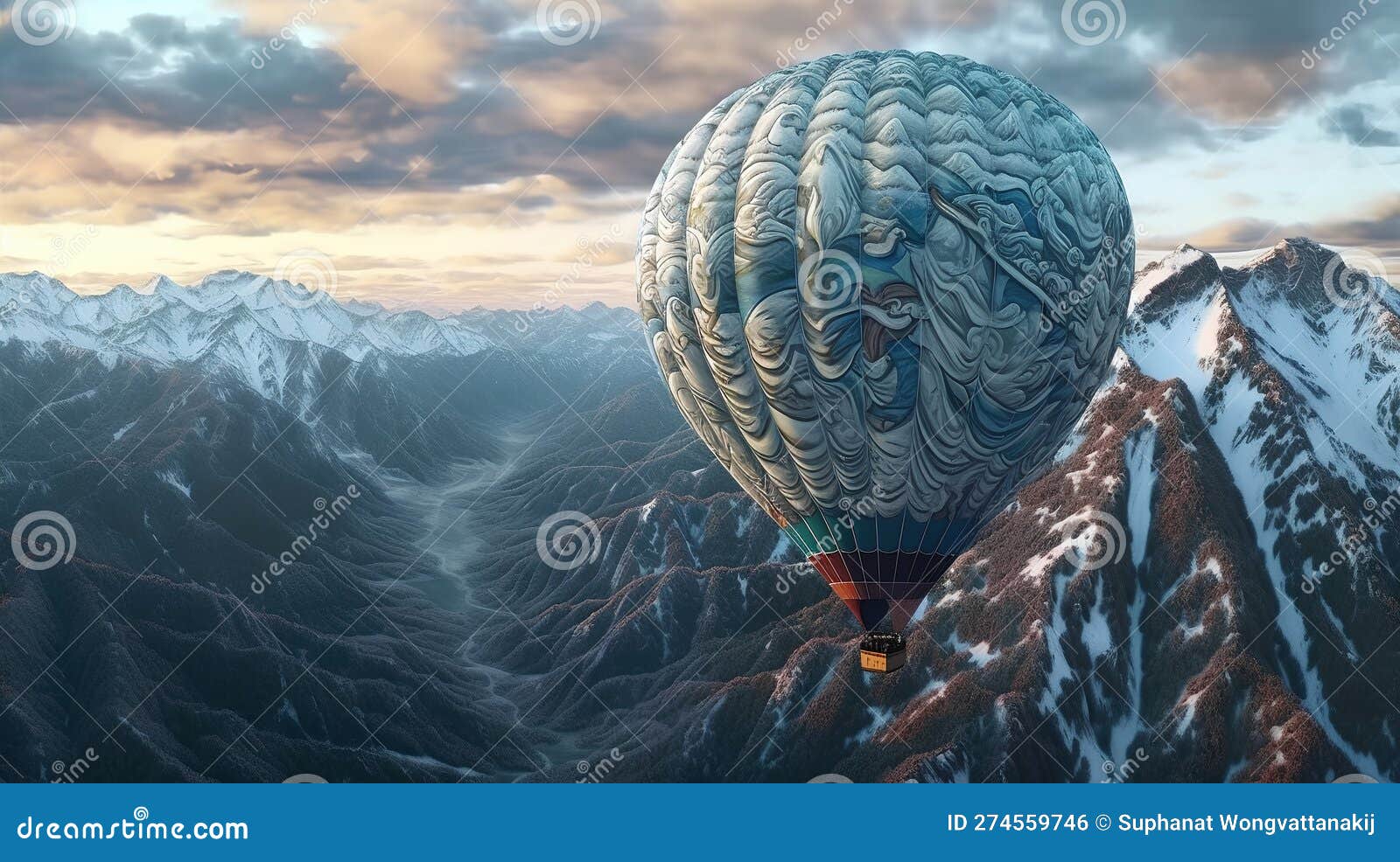 Balloon With The Image Of The National Flag Of Norway Royalty-Free ...