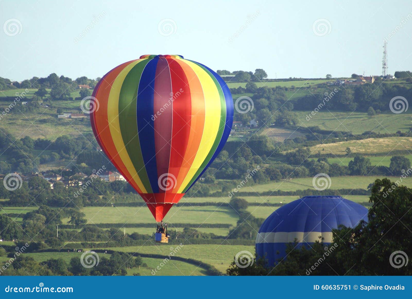 Hot air balloon stock image. Image of technology, oldest - 60635751