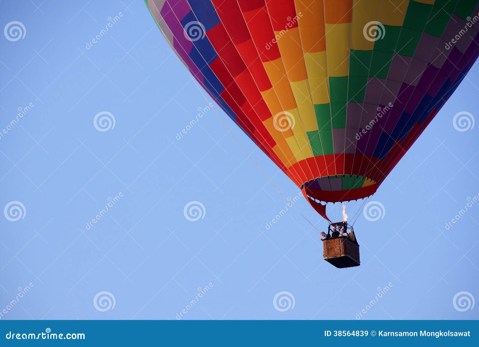 Hot air balloon stock image. Image of lateral, enjoyment - 38564839
