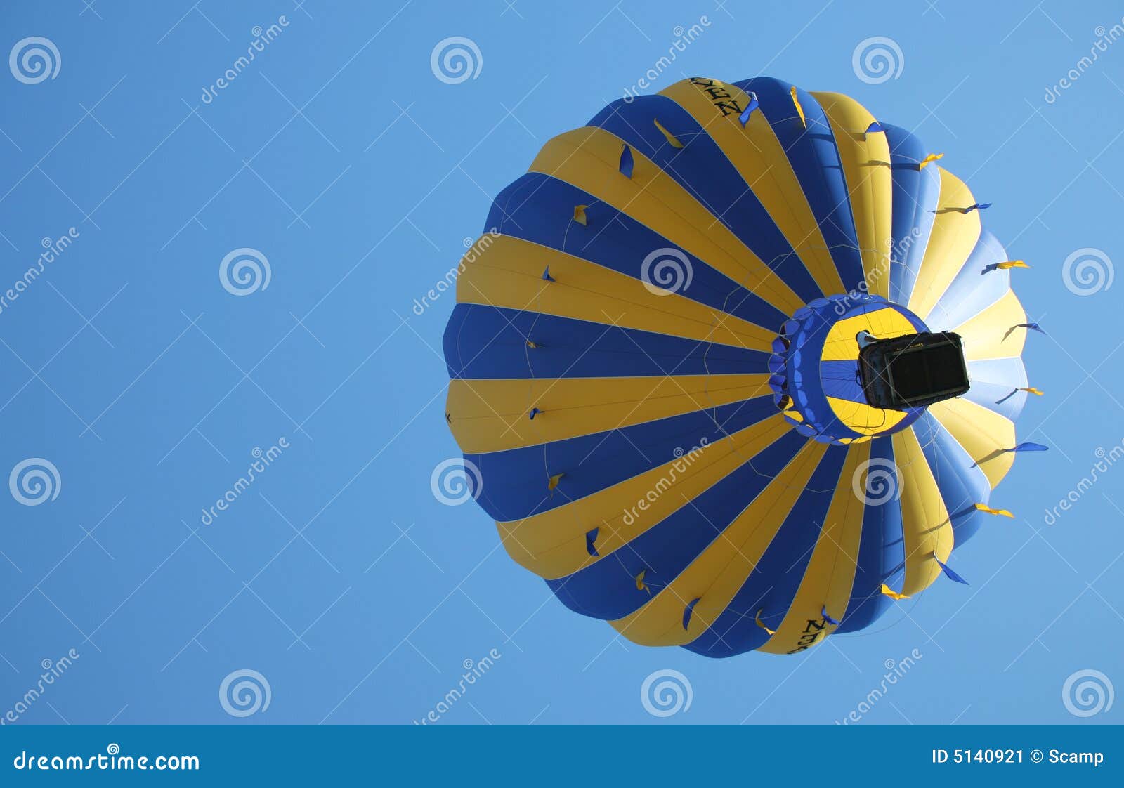 Hot Air Balloon Ride stock image. Image of ride, yellow - 5140921