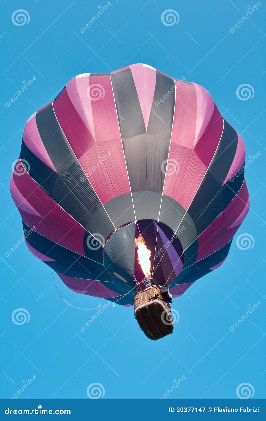 Hot air balloon rising stock image. Image of balloon - 20377147