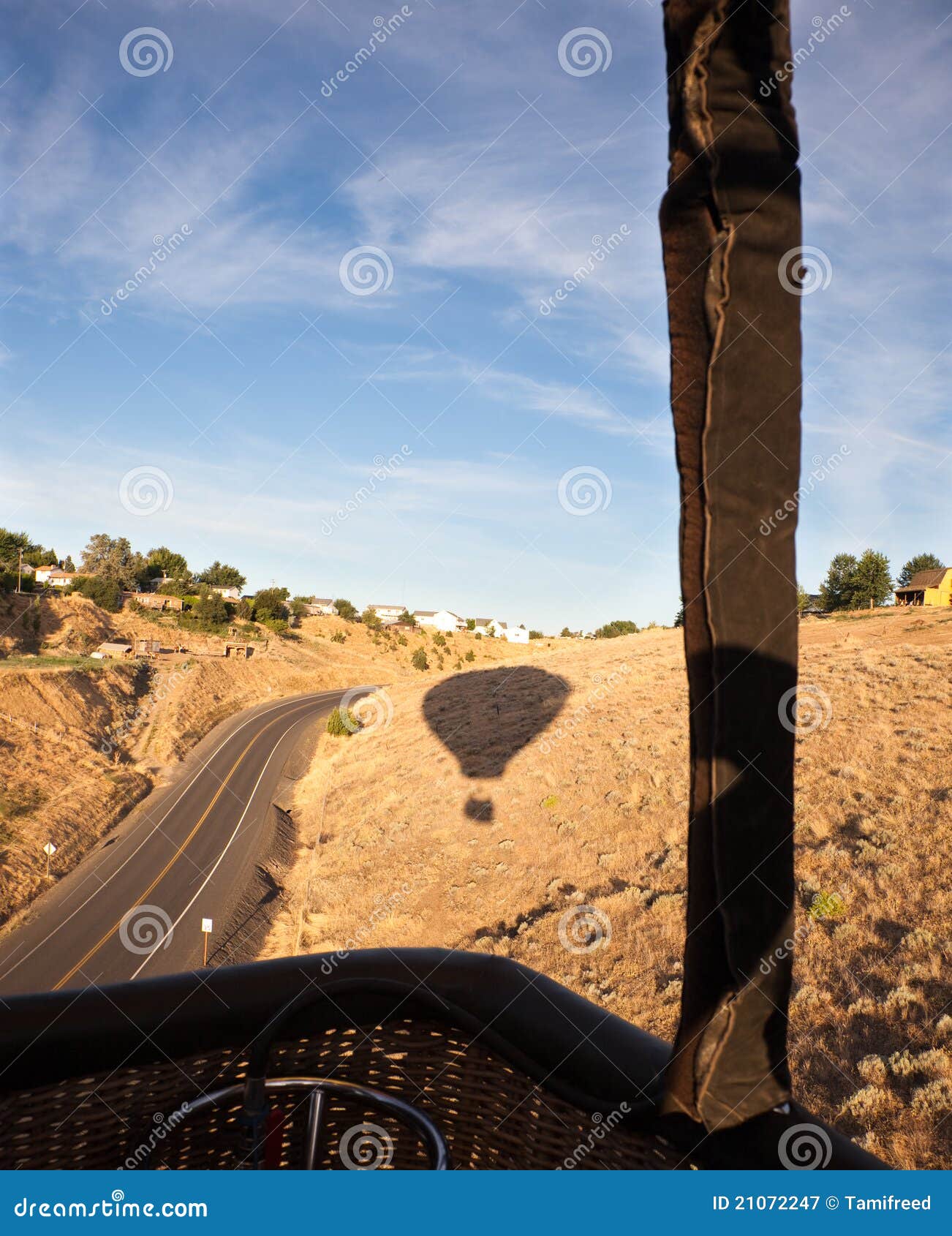 Hot Air Balloon Shadow stock image. Image of outdoors - 21072247