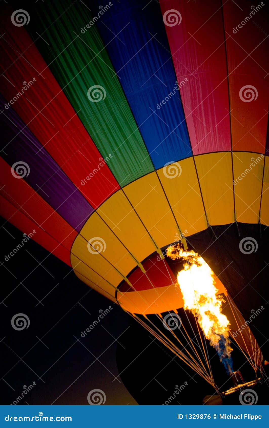 Hot Air Balloon torch stock photo. Image of blue, launch - 1329876