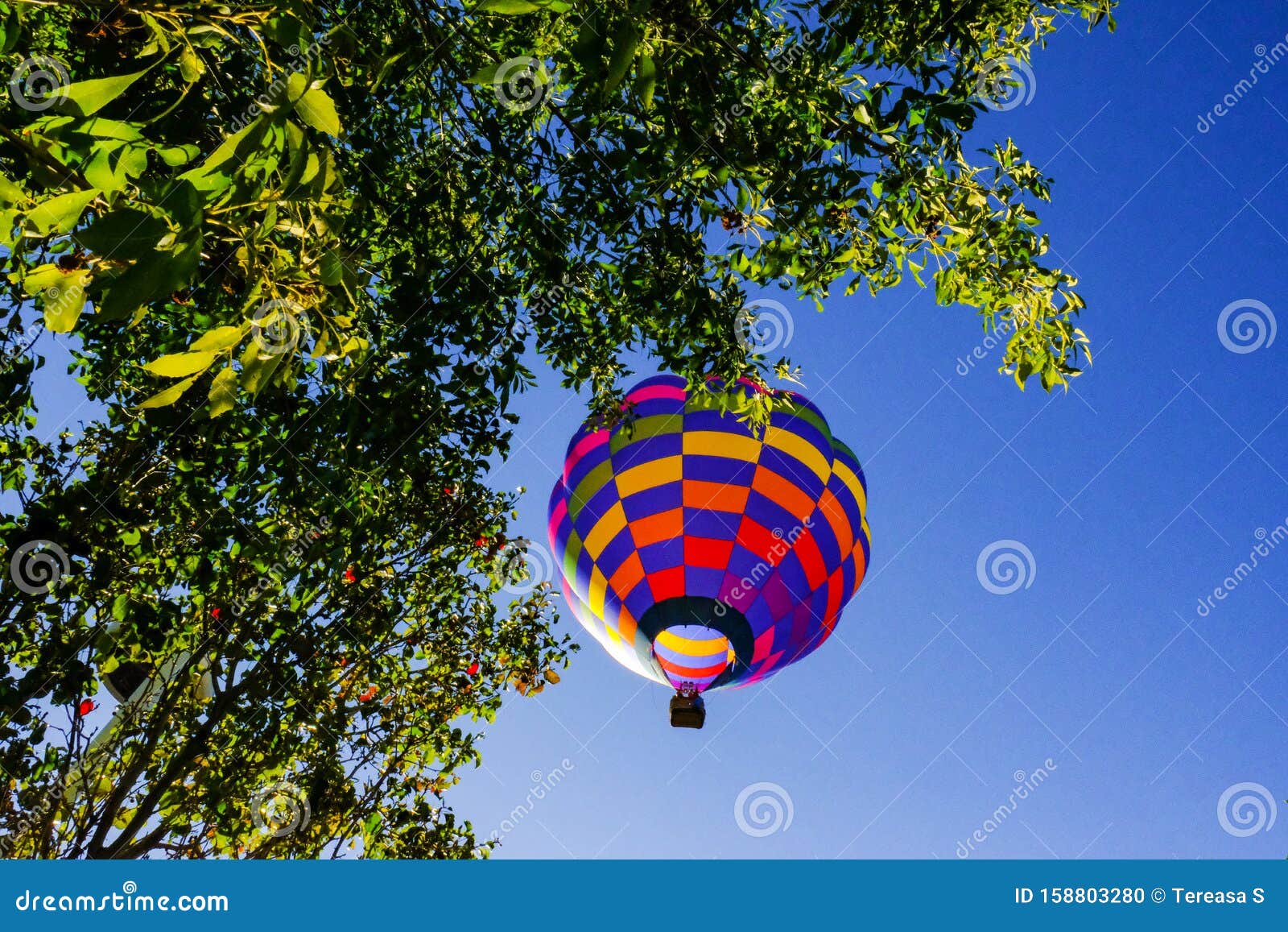 Hot air balloon stock photo. Image of hotairballoon - 158803280