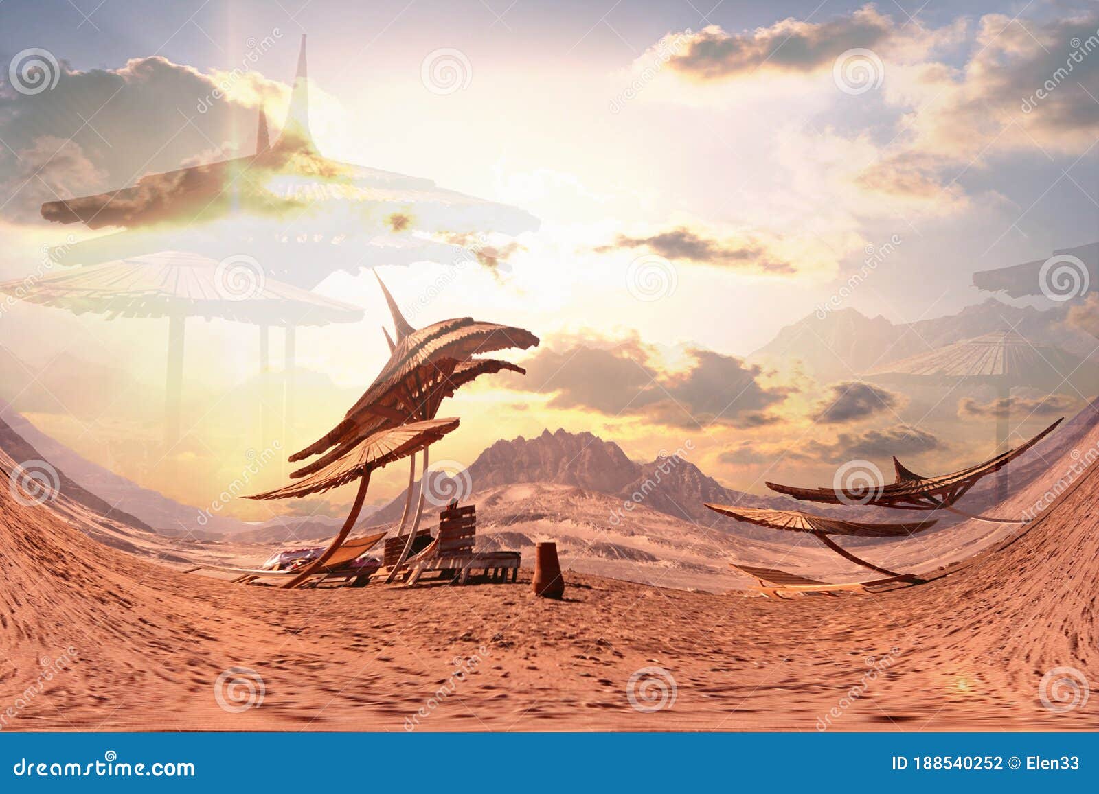 Hot Air Distortion at the Lonely Beach Stock Photo - Image of beautiful ...