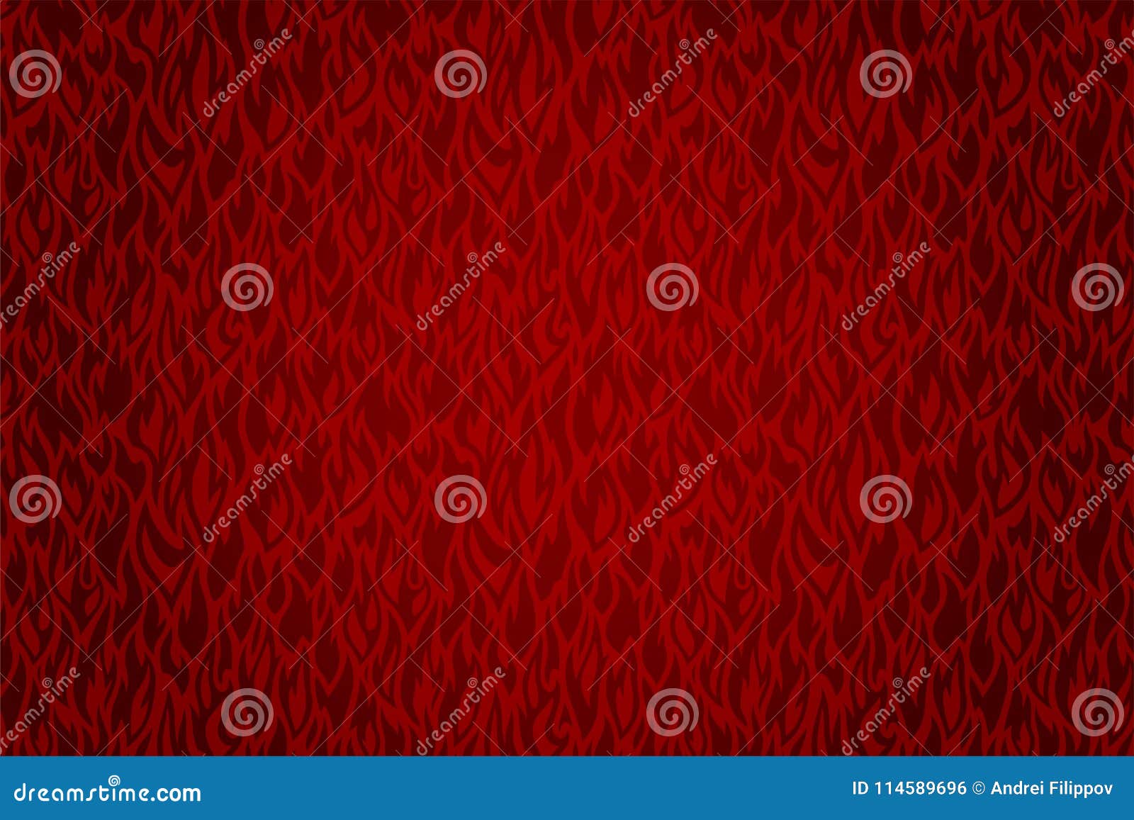 Fire Pattern Seamless. Flame Texture. Flamy Background Cartoon Vector ...