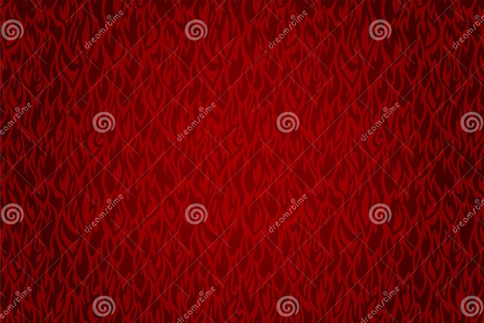 Red fire pattern stock vector. Illustration of magic - 114589696