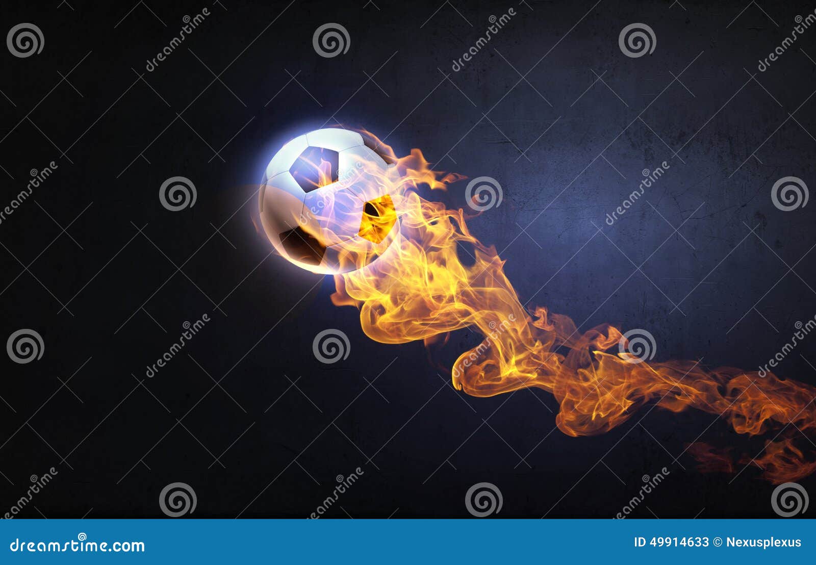 Hot ball stock illustration. Illustration of flame, smoke - 49914633