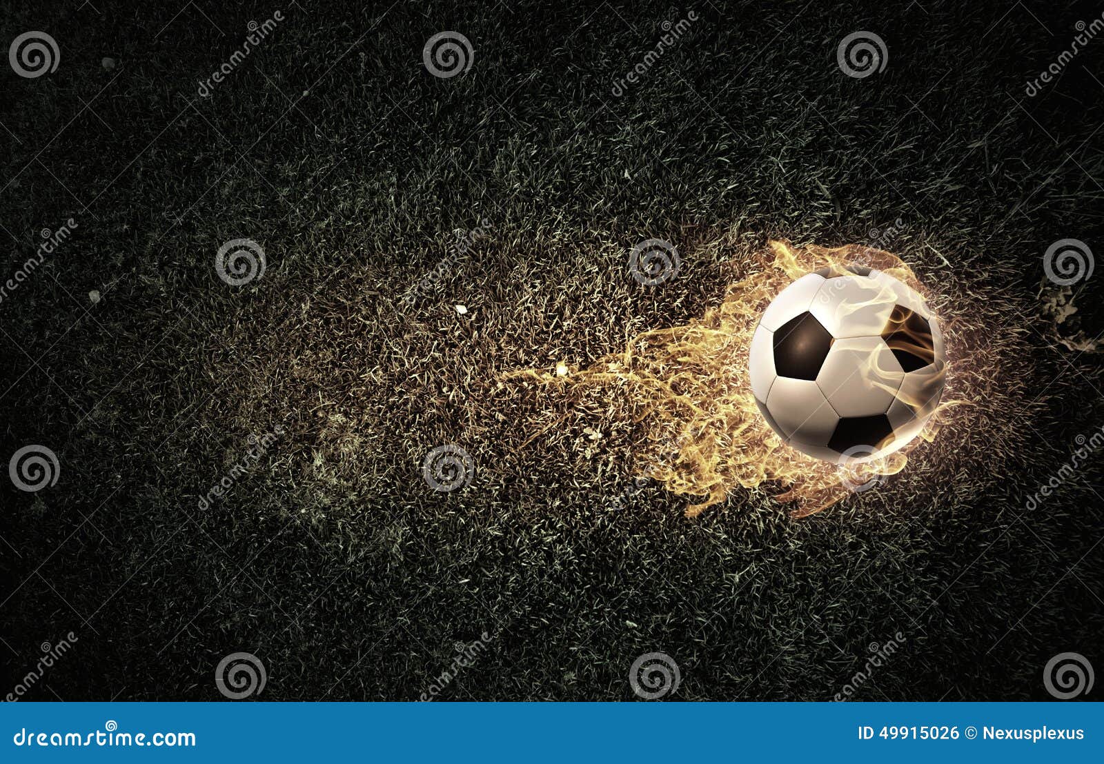 Hot ball stock illustration. Illustration of soccer, leisure - 49915026
