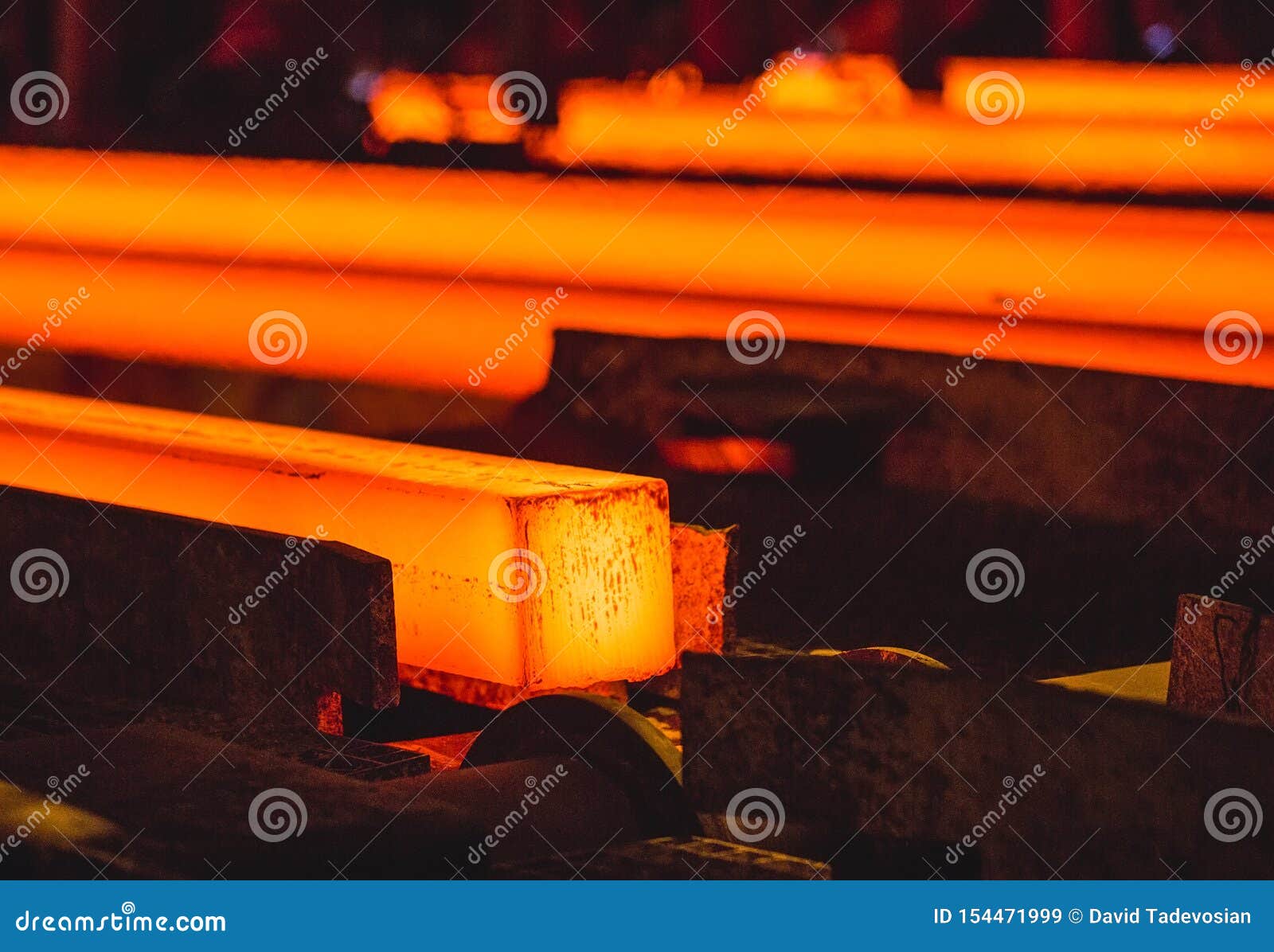 Hot Billet Bloom Continuous Casting, Also Called Strand Casting Stock ...