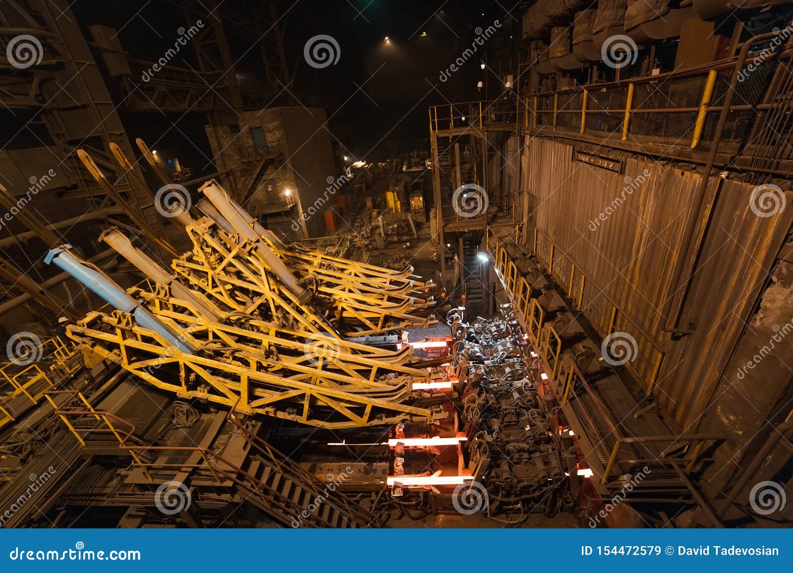 Hot Billet Bloom Continuous Casting, Also Called Strand Casting Stock ...