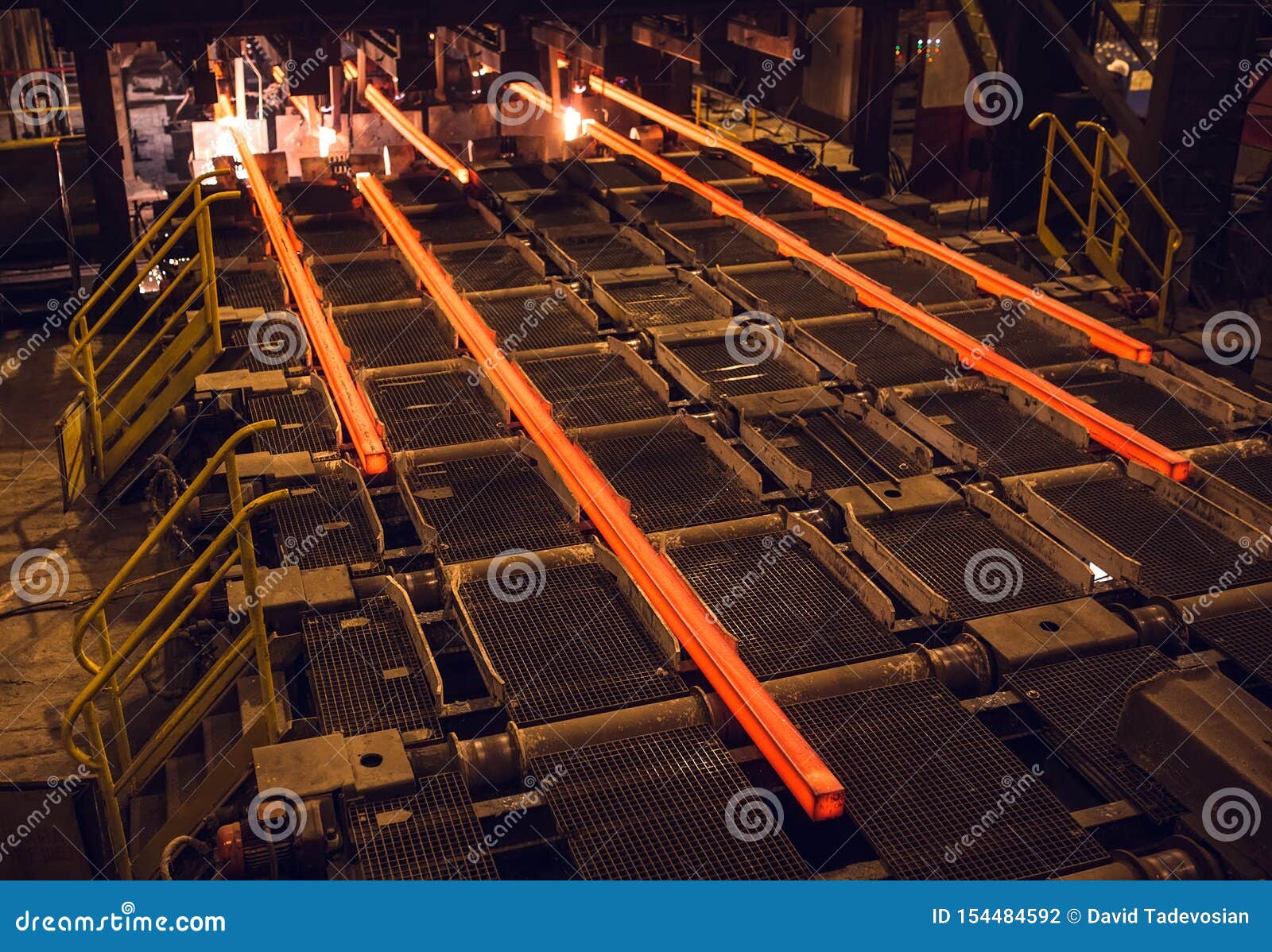 Hot Billet Bloom Continuous Casting, Also Called Strand Casting Stock ...