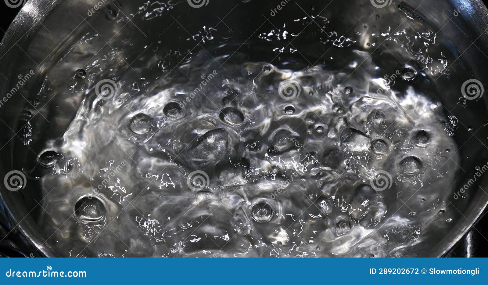 Hot Boiling Water in a Saucepan Stock Photo - Image of liquid, motion ...