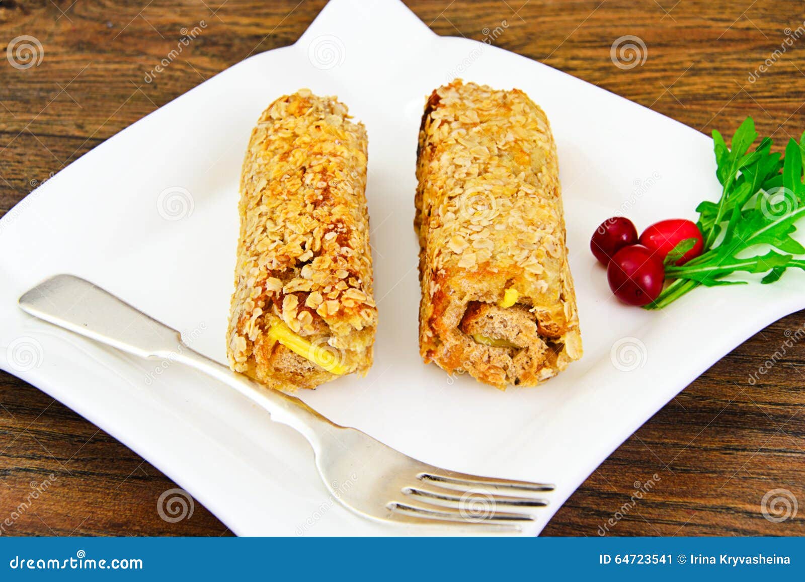 Hot Bread Rolls with Cheese for Breakfast Stock Image - Image of dinner ...