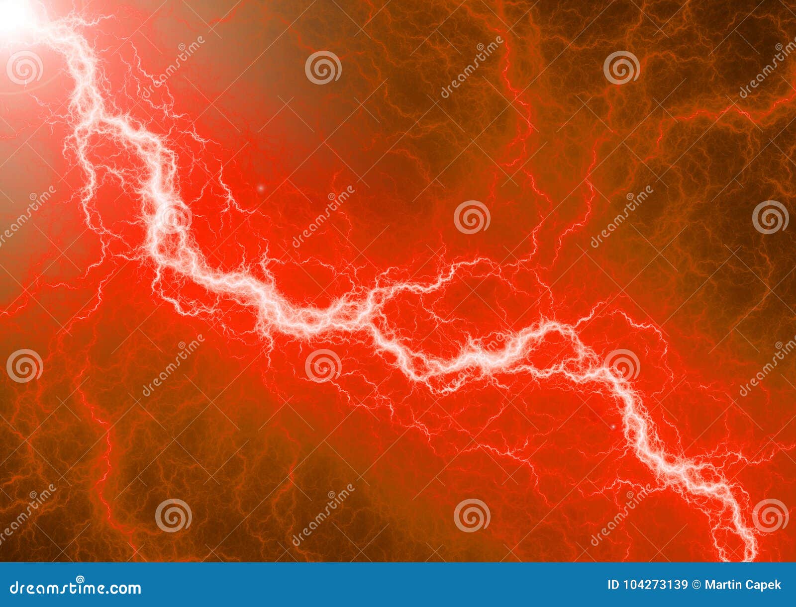 Hot Burning Electrical Lightning Stock Image - Image of burning, dazzle ...