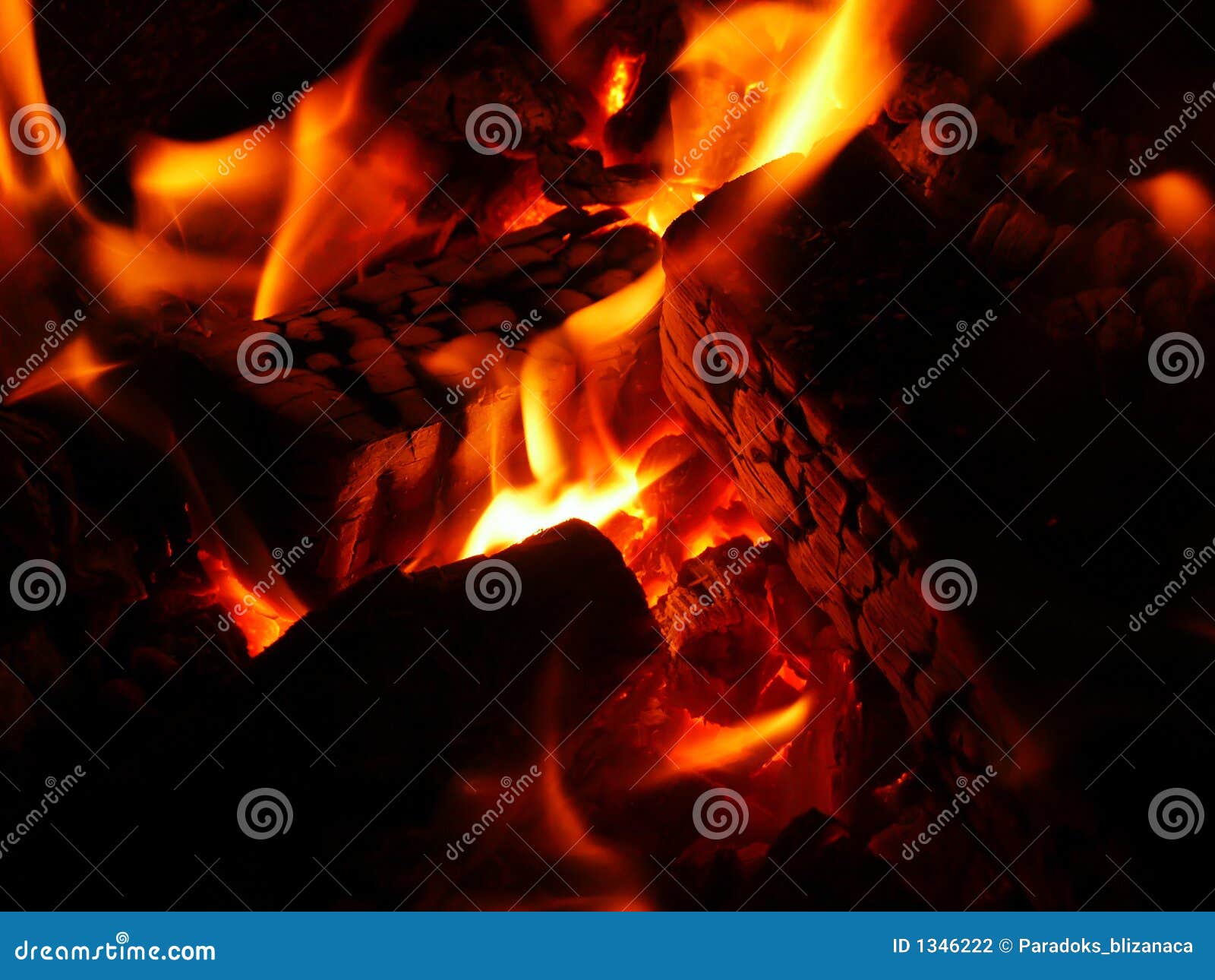 Burning Flame On An Isolated Match Stick On A Black Background Stock ...