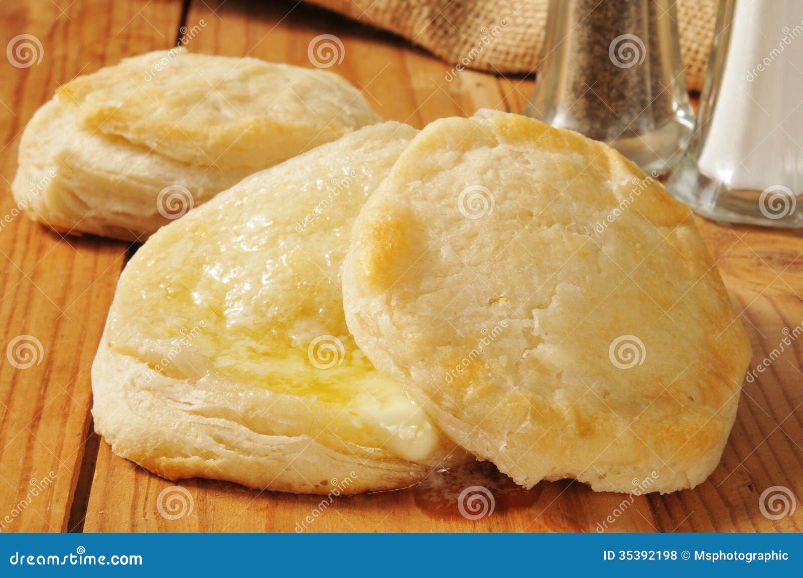 Hot buttered biscuits stock photo. Image of horizontal - 35392198