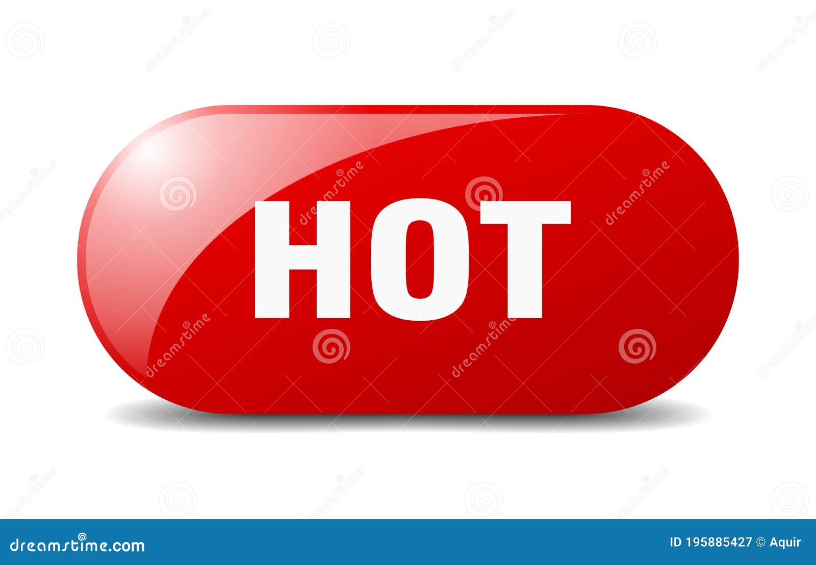 Hot Button. Hot Sign. Key. Push Button Stock Vector - Illustration of ...