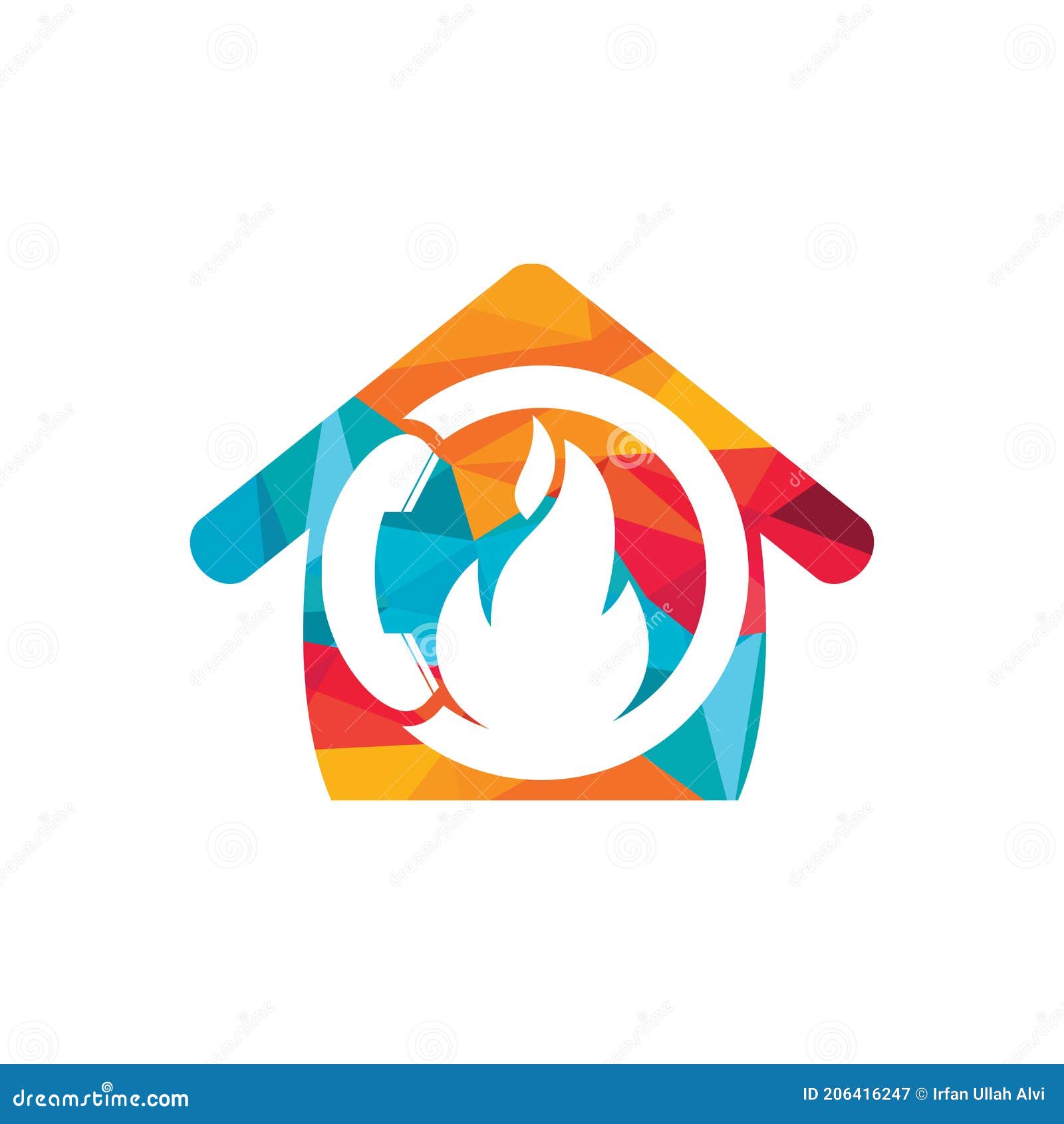 Hot Call Vector Logo Design Concept. Stock Vector - Illustration of ...