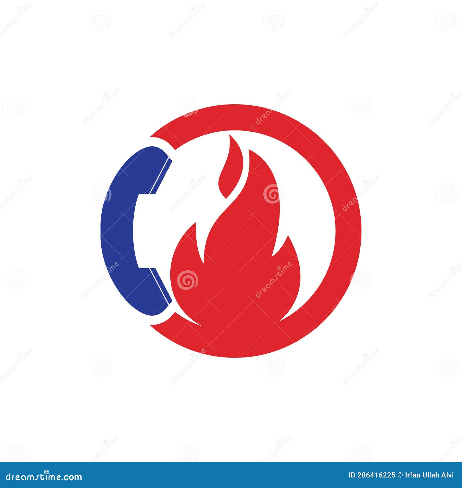 Hot Call Vector Logo Design Concept. Stock Vector - Illustration of ...